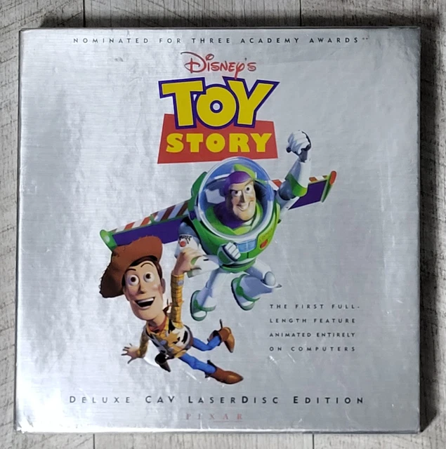 TOY STORY. DISNEY. Pixar. Deluxe Cav Laserdisc Edition. 4 discs. Rare ...