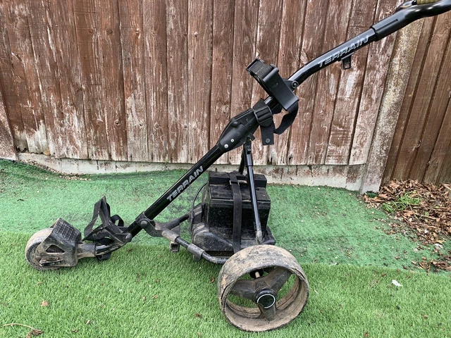 HILL BILLY TERRAIN Electric Golf Trolley With Battery And Charger £89. ...