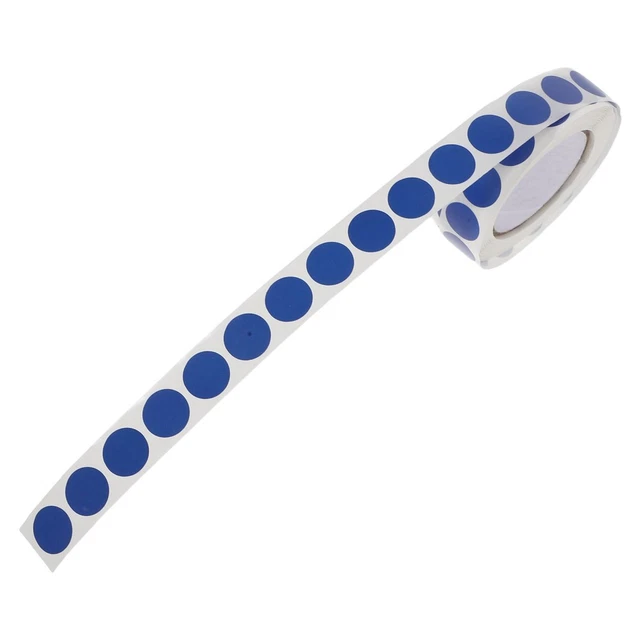 3000 PCS BLUE Classification Stickers Color-coded Labels Coding Dots ...