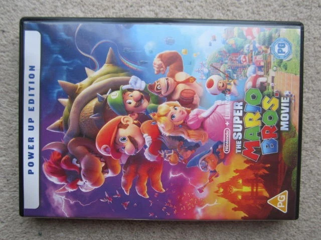 THE SUPER MARIO Bros. Movie Power Up Edition [PG] DVD 2023 all IVGC £5. ...