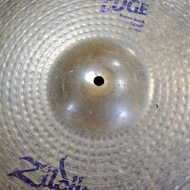 CRASH CYMBAL 16& Zildjian Edge Razor Rock USED! RKRZR080725 £99.00 ...