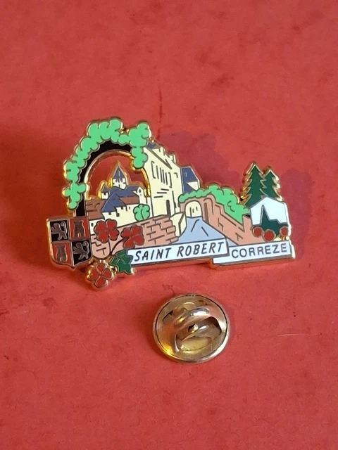 PIN'S PINS PLUS beaux villages de France PBVF LB Saint Robert EUR 25,00 ...