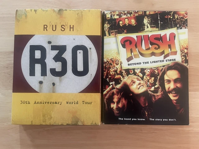 RUSH-R30 30TH ANNIVERSARY World Tour Box Set & Beyond The Lighted Stage ...