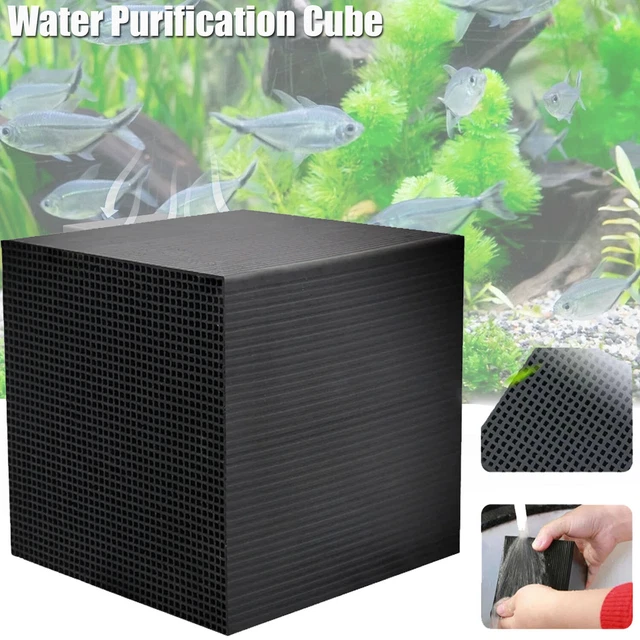 ECO-AQUARIUM CARBON FILTER For Fish Tank Water Purifier Cube $15.46 ...