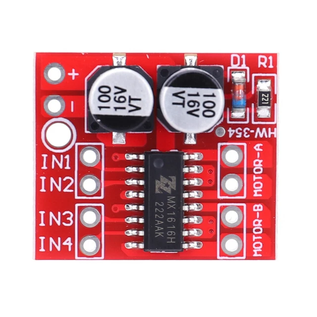 L298N DUAL DC Motor Module 2.5A Mini Two Channel Reversing PWM Speed ...