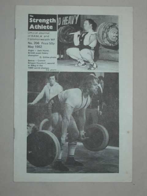 THE STRENGTH ATHLETE Bodybuilding Weightlifting Magazine No. 206 May ...