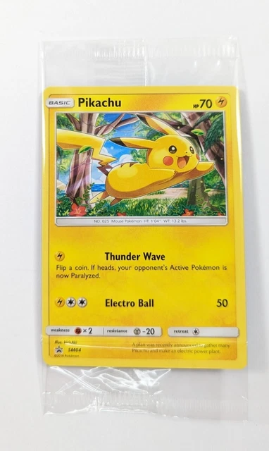 PIKACHU SM04 M/NM Sealed Target Black Star Promo Pokemon TCG non holo ...