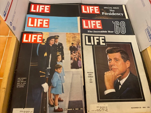 LIFE MAGAZINE JFK Kennedy Assassination LOT OF (6) -1963/1968/1969 PRESIDENT JFK £12.63 ...