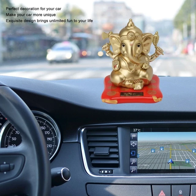 PLASTIC GANESHA ELEPHANT God Statues Ganesha Idol Figurine Car ...