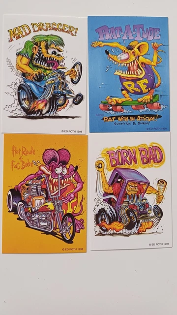 49 CARTES RAT Fink par Ed Roth, 1998, rare ! EUR 25,00 - PicClick FR