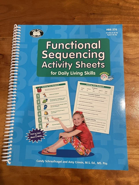FUNCTIONAL SEQUENCING ACTIVITY Sheets for Daily Living Skills with CD ...