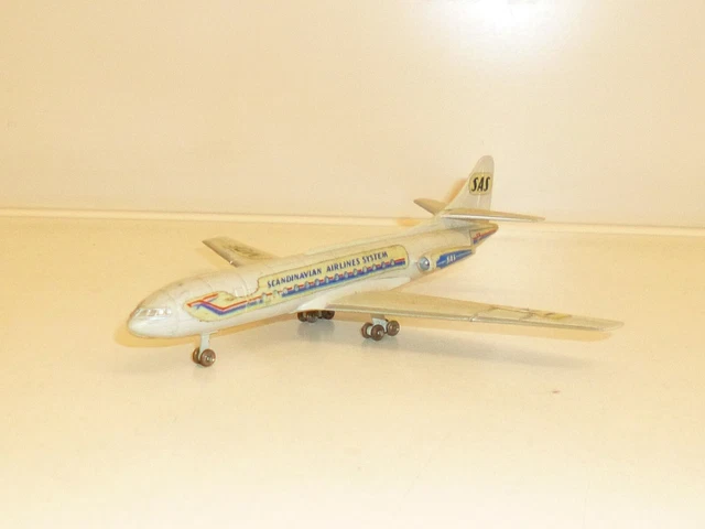 PLASTICA SIKU: F1 ""Caravelle"", Scandavian Airline Sys, (SAS) 1/250 ...