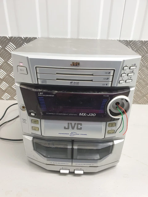 JVC MX-J30 COMPACT Component Stereo Hi-fi System CD Radio Tape Casette AUX Phone £1.75 - PicClick UK