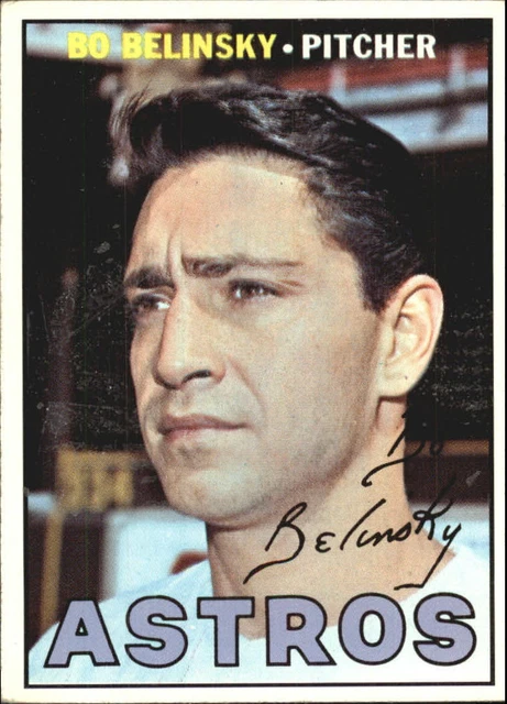 CARTE DE BASEBALL Topps 1967 #447B Bo Belinsky - très bon état EUR 1,64 ...