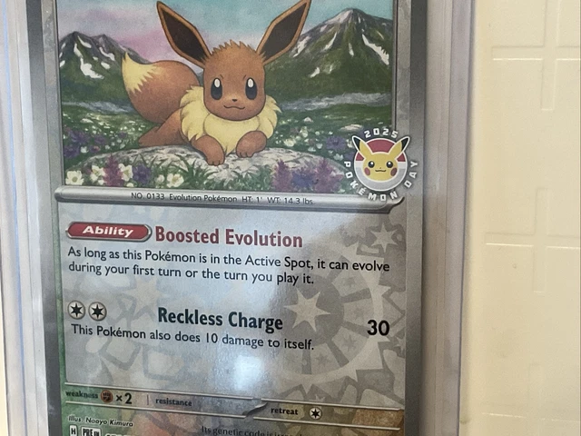 PRISMATIC EVOLUTIONS EEVEE Stamp Pokemon Day 2025 Promo 074/131 $15.00 ...