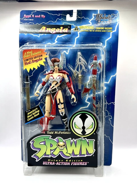MCFARLANE TOYS LIMITED Edition Spawn Series 2 Red Angela W/ Sword ...