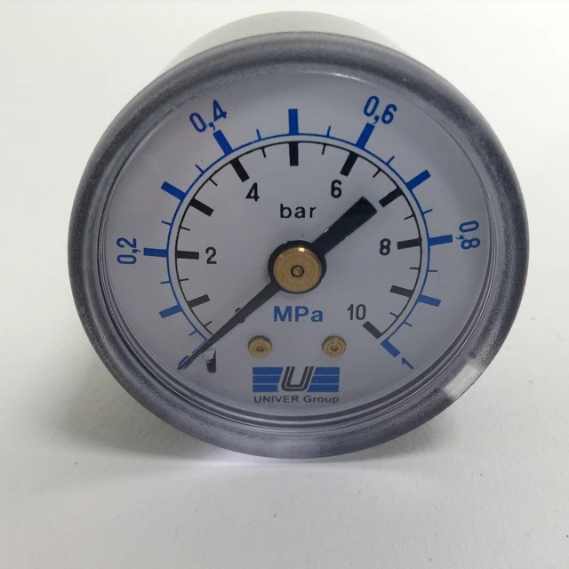 UNIVER MANOMETER GAUGE 0 - 1 Mpa 0 - 10 bar NEW NMP EUR 5,81 - PicClick DE
