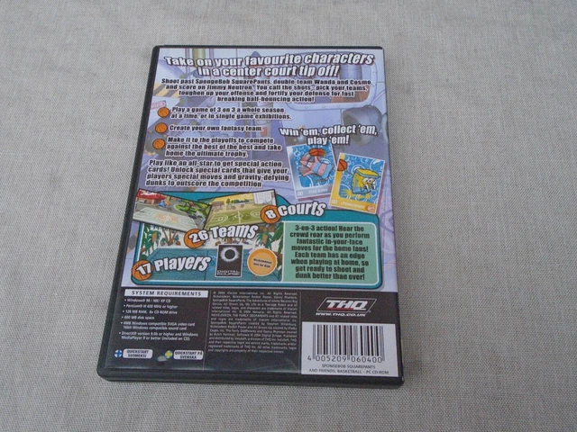 SPONGEBOB SQUAREPANTS AND Friends Basketball - PC-CD Rom Game £4.25 ...