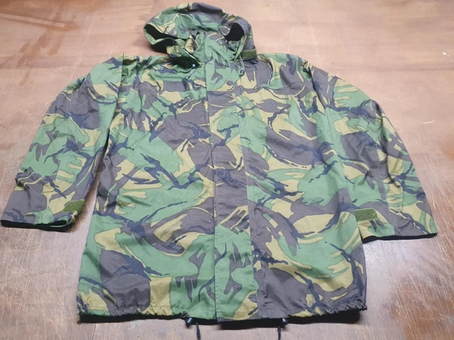 BRITISH ARMY LINER MVP DPM Camouflage Waterproof Jacket 170/96 Gortex ...