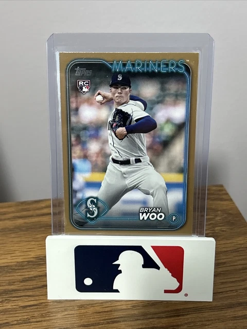 BRYAN WOO RC/2024 Gold 2024 Topps Series 1 Seattle Mariners EUR 8,28 ...