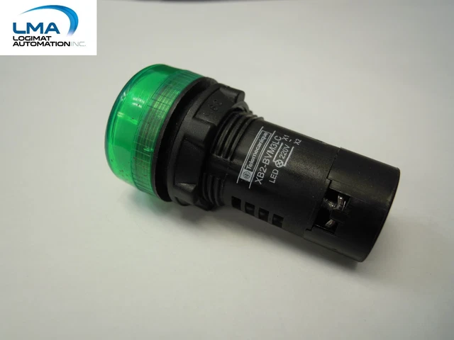 XB2-BVM3LC GREEN ILLUMINATED PUSH BUTTON PILOT LIGHT 220V 22mm ...