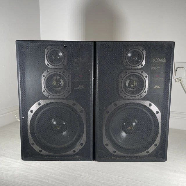 JVC SP-E500 VINTAGE HiFi Speakers Made In Belgium 3 Way 100w VGC £39.95 ...