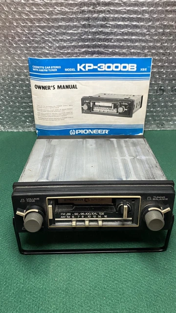 VINTAGE 80'S CAR Stereo Pioneer Kp-3000B AM/FM Untested Music Cassette ...