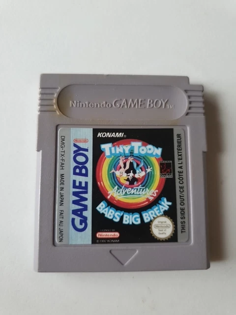 TINY TOON ADVENTURES Babs Big Break Nintendo Gameboy - Cartridge Only £ ...
