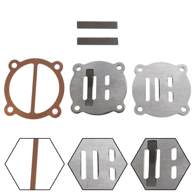 PLAQUE DE VANNE cylindre de compresseur d'air avec matériau métallique trou à EUR 26,38 ...