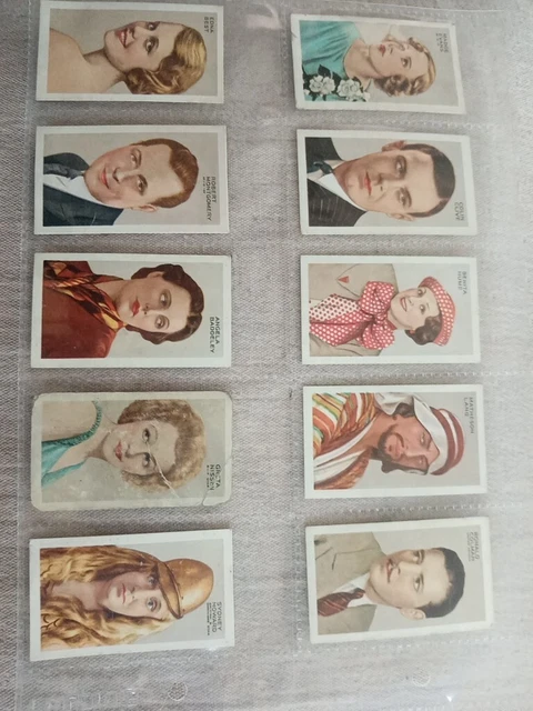 PARK DRIVE CIGARETTE cards Stars Of Screen And Stage. £0.99 - PicClick UK