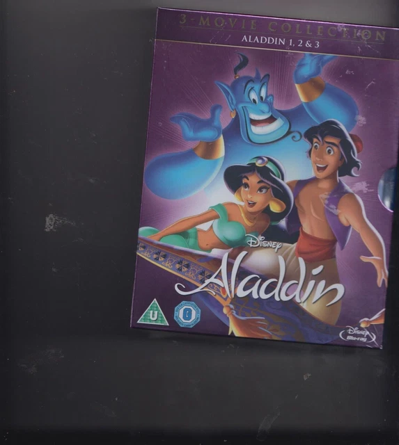 DISNEY ALADDIN 3 Movie Collection Blu-Ray Dvd Box Set Brand New Sealed ...