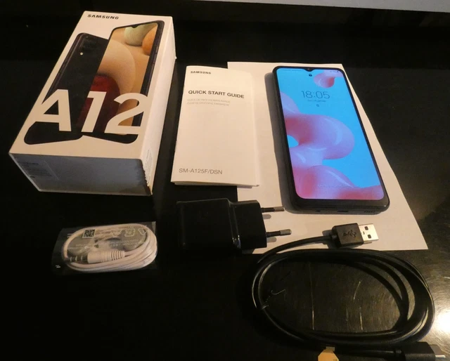 SMARTPHONE SAMSUNG GALAXY A12 6,5" Double SIM 64 Go Noir EUR 100,00 - PicClick FR