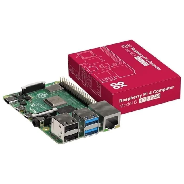 RASPBERRY PI 4 Computer Model B 2GB RAM USB Ports Bluetooth 5.0 HDMI ...