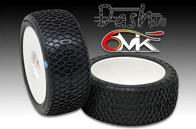 TKUW19L 6MIK DASH Blue-Green Tires 1:8 Buggy White (2) £16.69 - PicClick UK