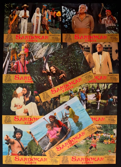FOTOBUSTA SANDOKAN 2 Partie Kabir Bedi Philippe Leroy Giordana Celi Solima F195 EUR 93,79 ...