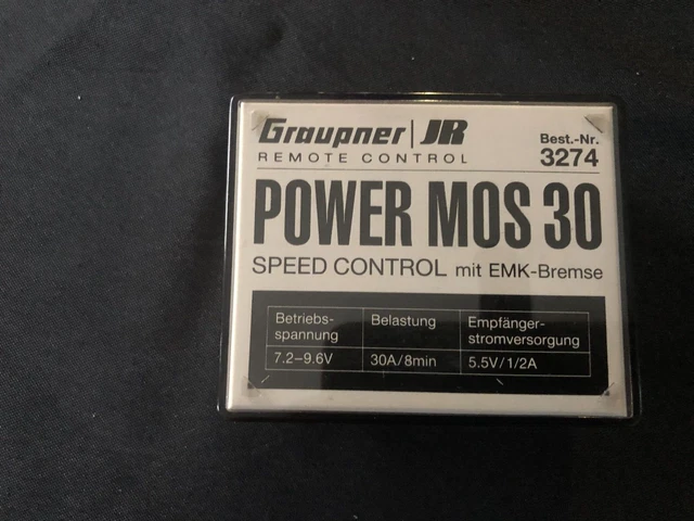 POWER MOS 30 Graupner Speed Control EUR 20,00 - PicClick FR