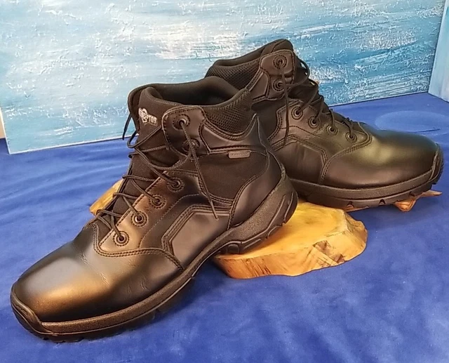 INTERCEPTOR MEN'S BLACK Leather Combat Boots US Size 13 Military ...