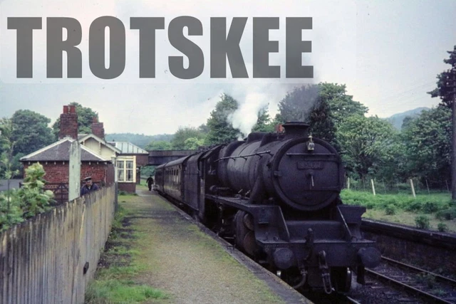 35MM SLIDE BR British Railway Steam Loco 45472 Class 5MT Comrie 1964 ...