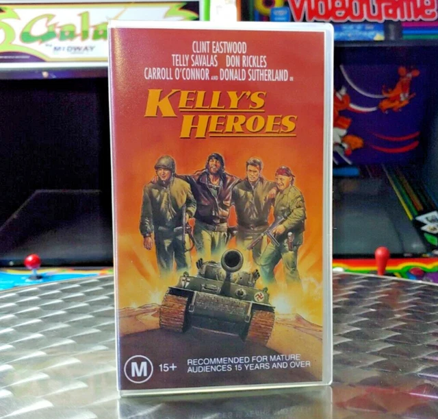KELLY'S HEROES - Clint Eastwood - VHS Movie Video Tape VGC £3.30 ...
