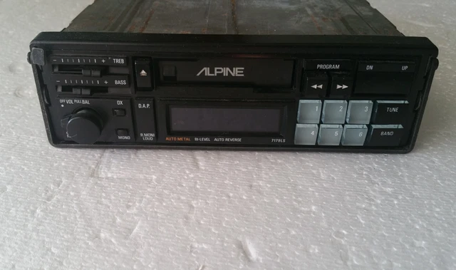 VINTAGE ALPINE 7179 LS Receiver Cassette Tape Player Old School Head ...