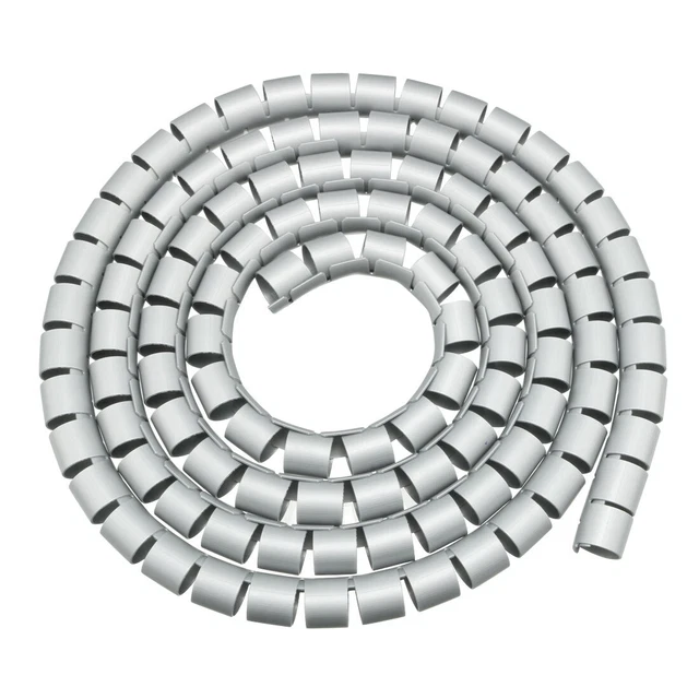 18MM FLEXIBLE SPIRAL Tube Cable Wire Wrap Computer Manage Cord 1pcs ...