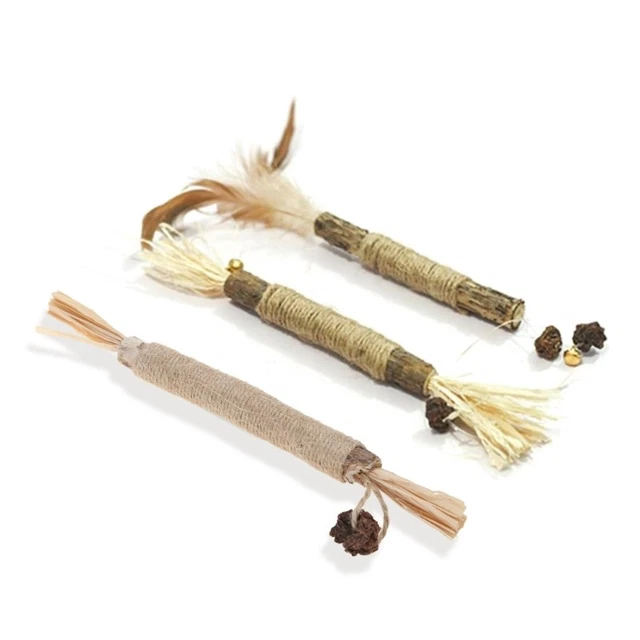 SILVERVINE STICKS CATS Teeth Cleaning Interactive Chew Toy for Kitten ...