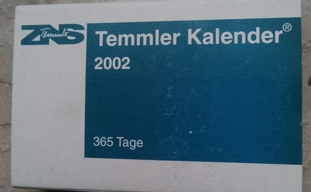 TEMMLER MARBURG, KALENDER 2002 EUR 5,00 - PicClick DE