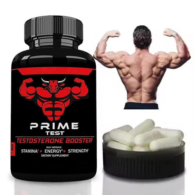 PRIME MEN'S TEST Booster Stamina Endurance,Energy & Strength Booster 60 ...