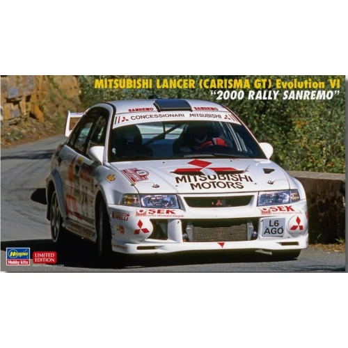 MITSUBISHI LANCER CARISMA GT EVOLUTION VI RALLY SANREMO 2000 KIT 1:24 ...
