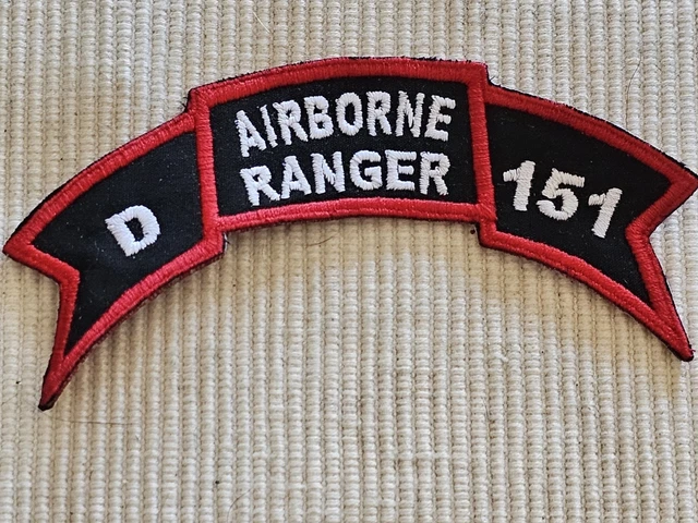 1960S US ARMY Vietnam Cold War Era 151st Regt LRP Ranger Scroll Patch L ...