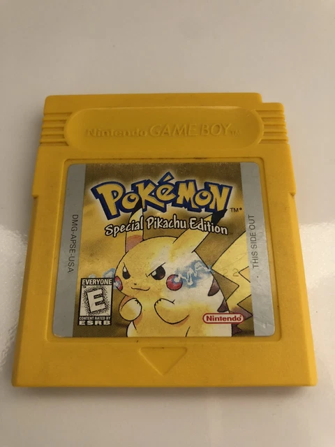 POKEMON YELLOW SPECIAL Pikachu Edition Gameboy Color OEM New Save ...
