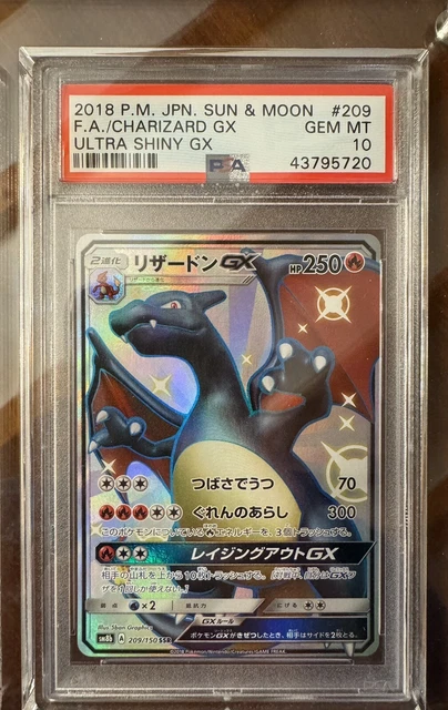 CHARIZARD GX 209/150 GX Ultra Shiny SM8b Japanese Pokemon PSA 10 GEM MINT EUR 1.000,00 - PicClick IT