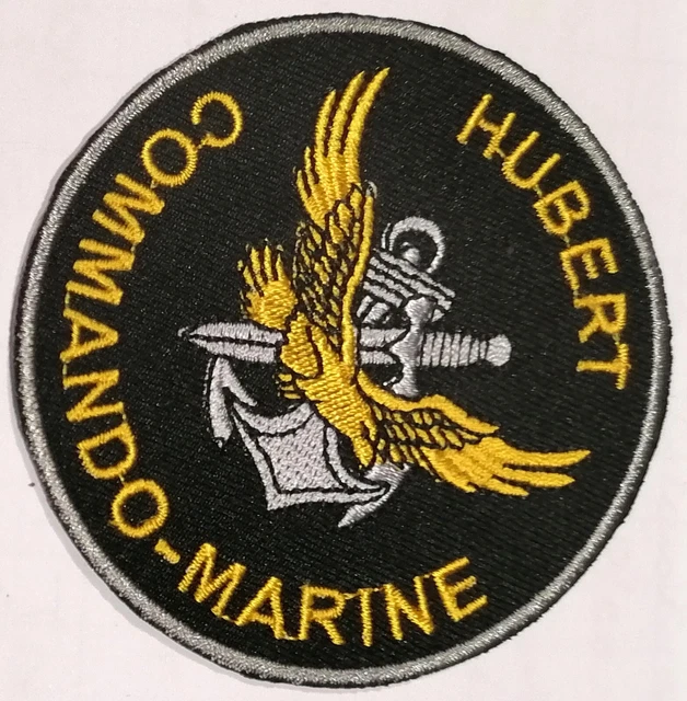 COMMANDO HUBERT ACTION Sous Marine MARINE NATIONALE Ecusson Badge Patch ...