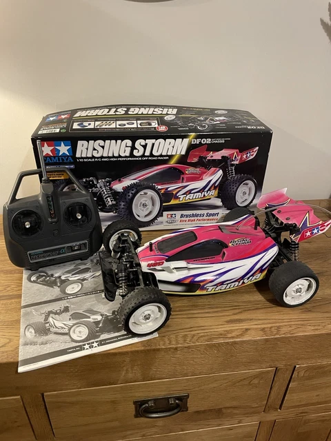 TAMIYA 58334 57331 Rising Storm DF-02 4WD Red RTR TT-02 DT-02 Rc Buggy ...